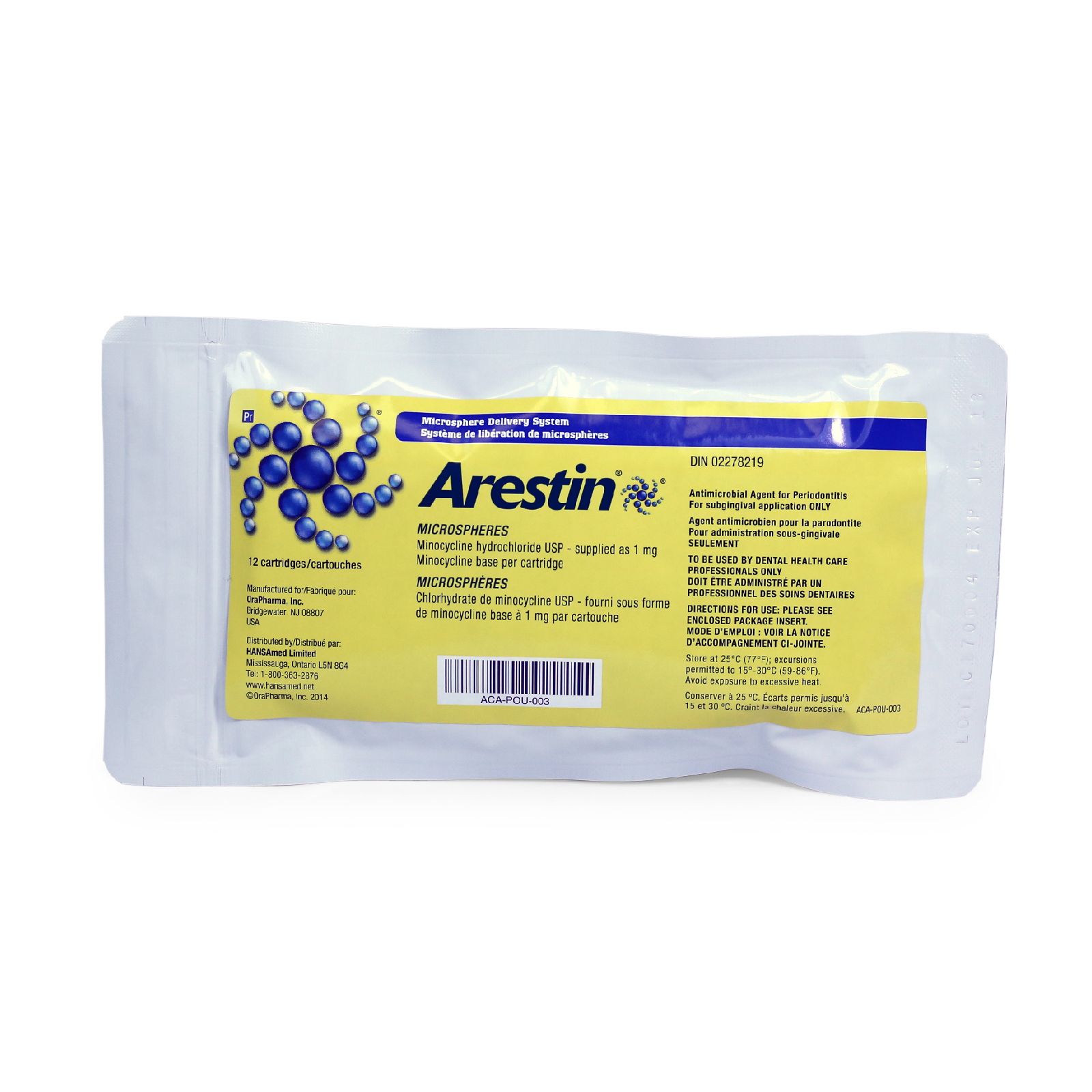 HANSAmed Limited. Arestin® (minocycline HCl) 1 mg Microspheres